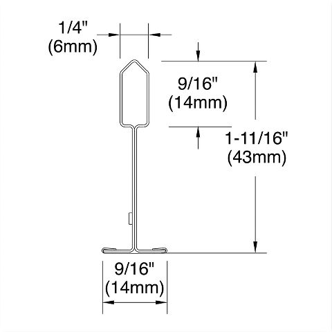 SUPRAFINE XL 9/16" Exposed Tee - 754033 | Armstrong Ceiling Solutions ...
