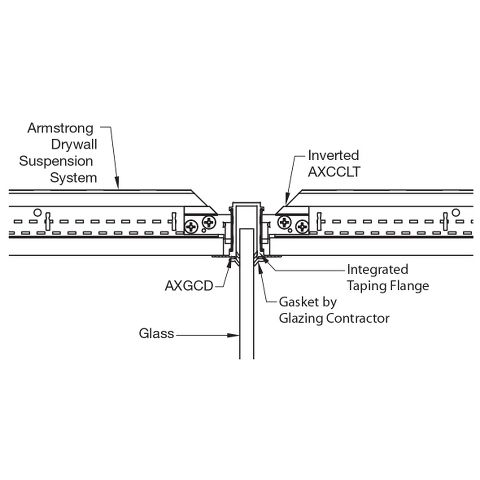 AXIOM Glazing Channel - AXGCD | Armstrong Ceiling Solutions – Commercial