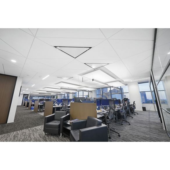 Ceiling Design For Office Hall | Shelly Lighting