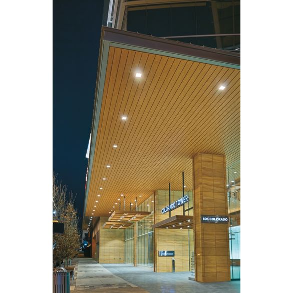 Exterior Wood Ceiling Systems | Shelly Lighting