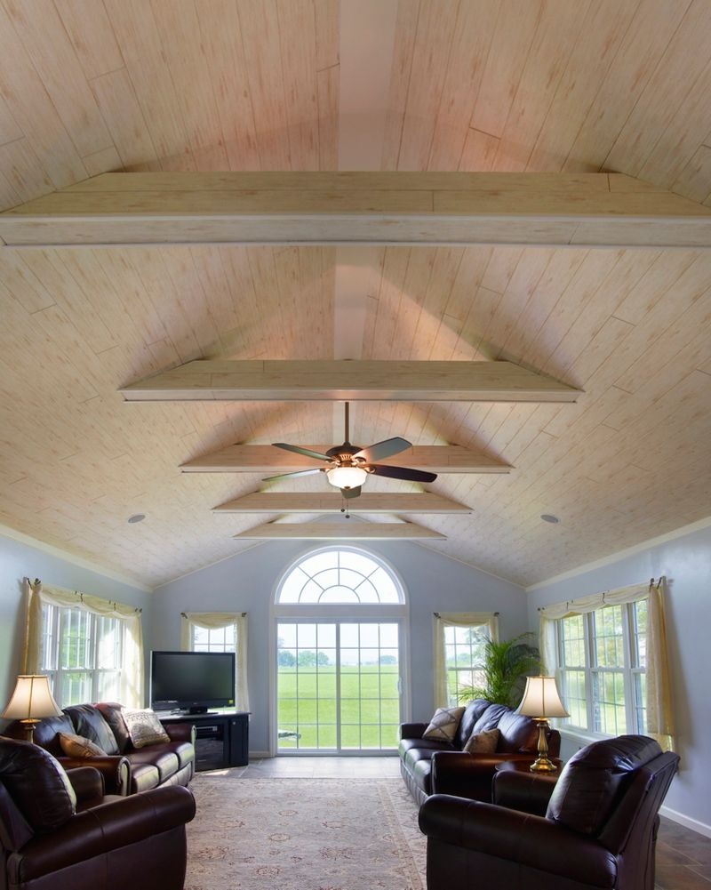 Armstrong Woodhaven Whitewashed Ceiling Planks | Shelly Lighting