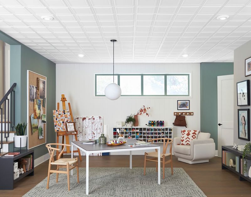 Raised Panel Ceiling Tiles Shop Residential Ceiling Tiles | Home