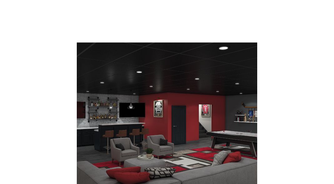 Armstrong Black Suspended Ceiling Grid | Shelly Lighting