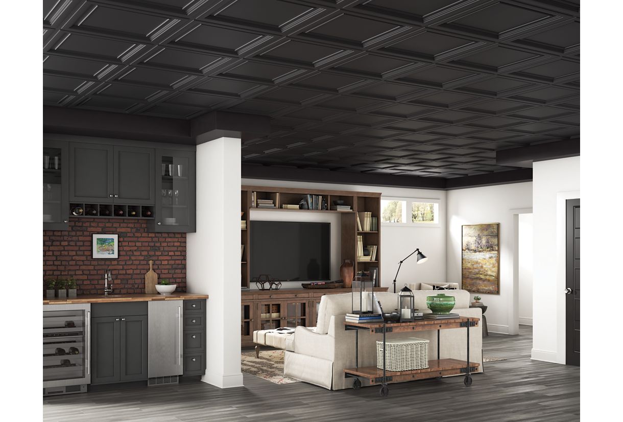 Basement Suspended Ceiling Soffit