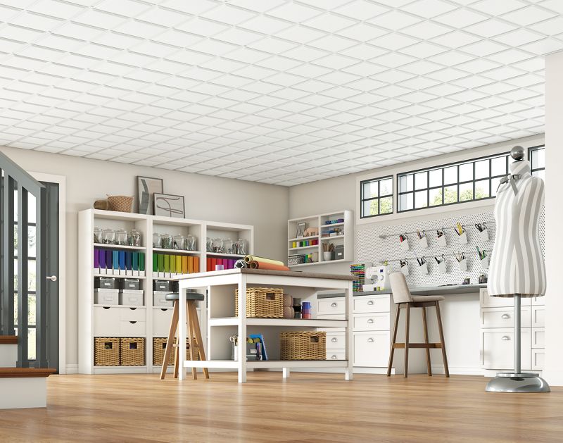 Armstrong Ceiling Grid Spray Paint | Shelly Lighting