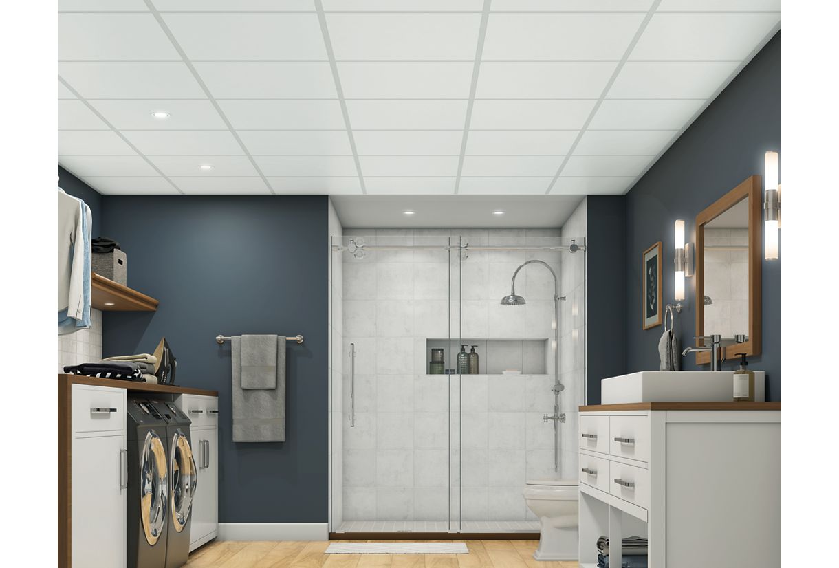 Suspended Ceiling Tiles For Shower Areas | Shelly Lighting
